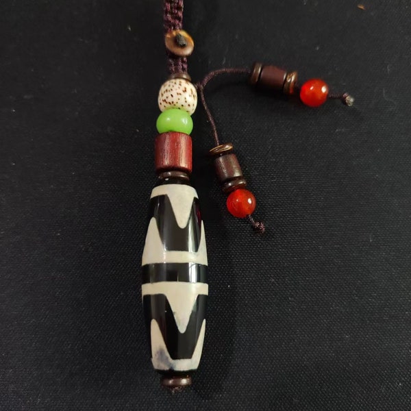 Dzi Bead Necklace - Etsy