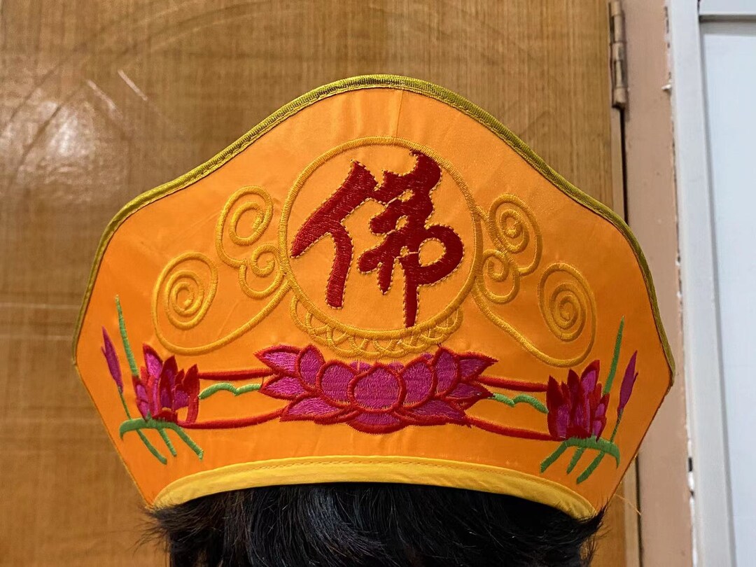 Tibetan Buddhist Ritual Crown Hat Nepal Sitting Buddha Cap,sakyamuni ...