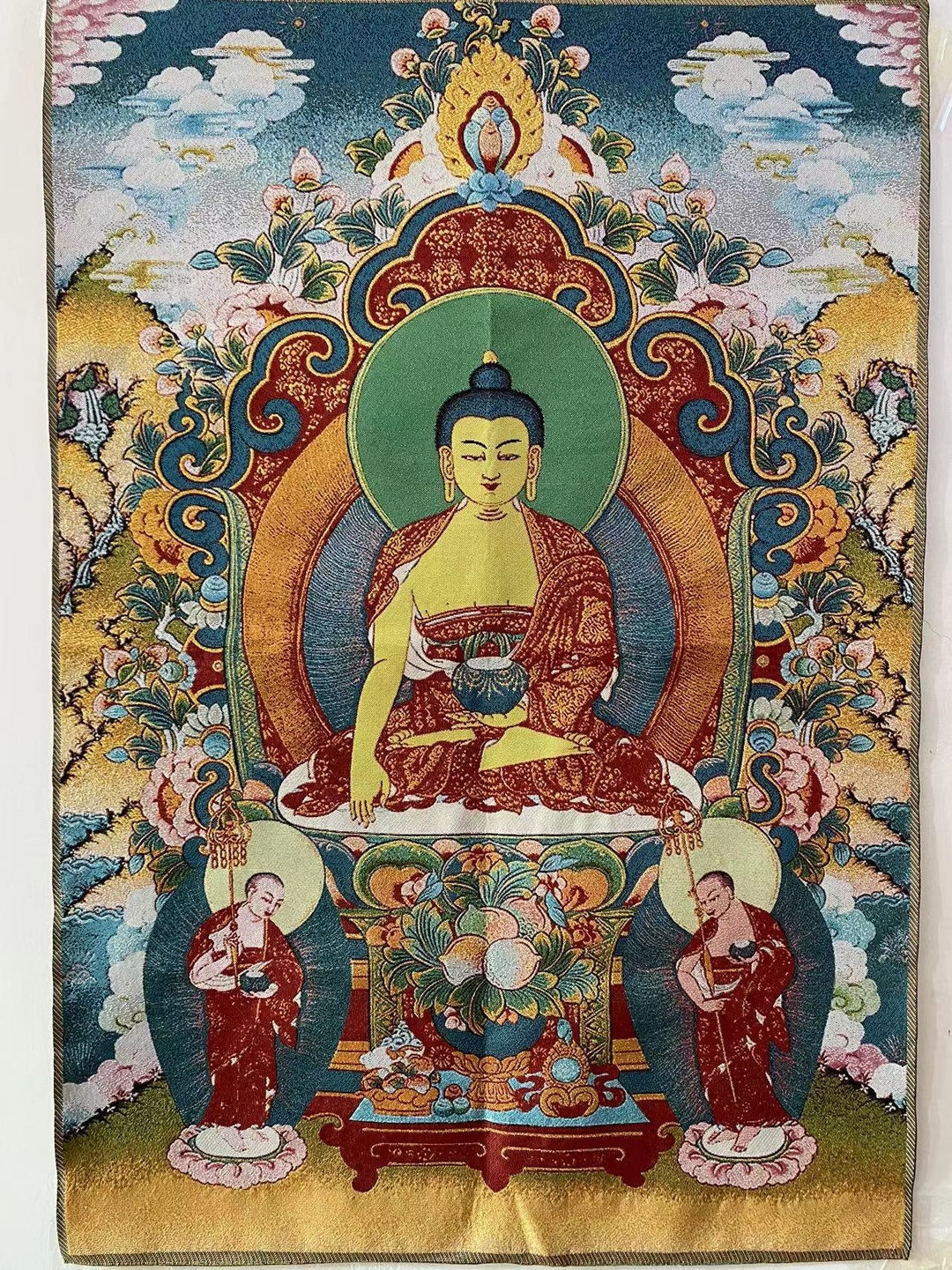 35 Tibetan Buddhist Thangka Painting, the Lord Buddha Statue Meditating ...