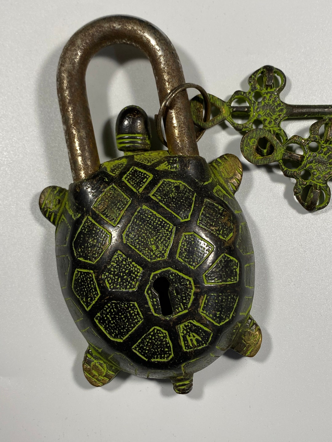 Antiqued Asian Metal Combination Lock Lucky Gift,vintage Style Small ...