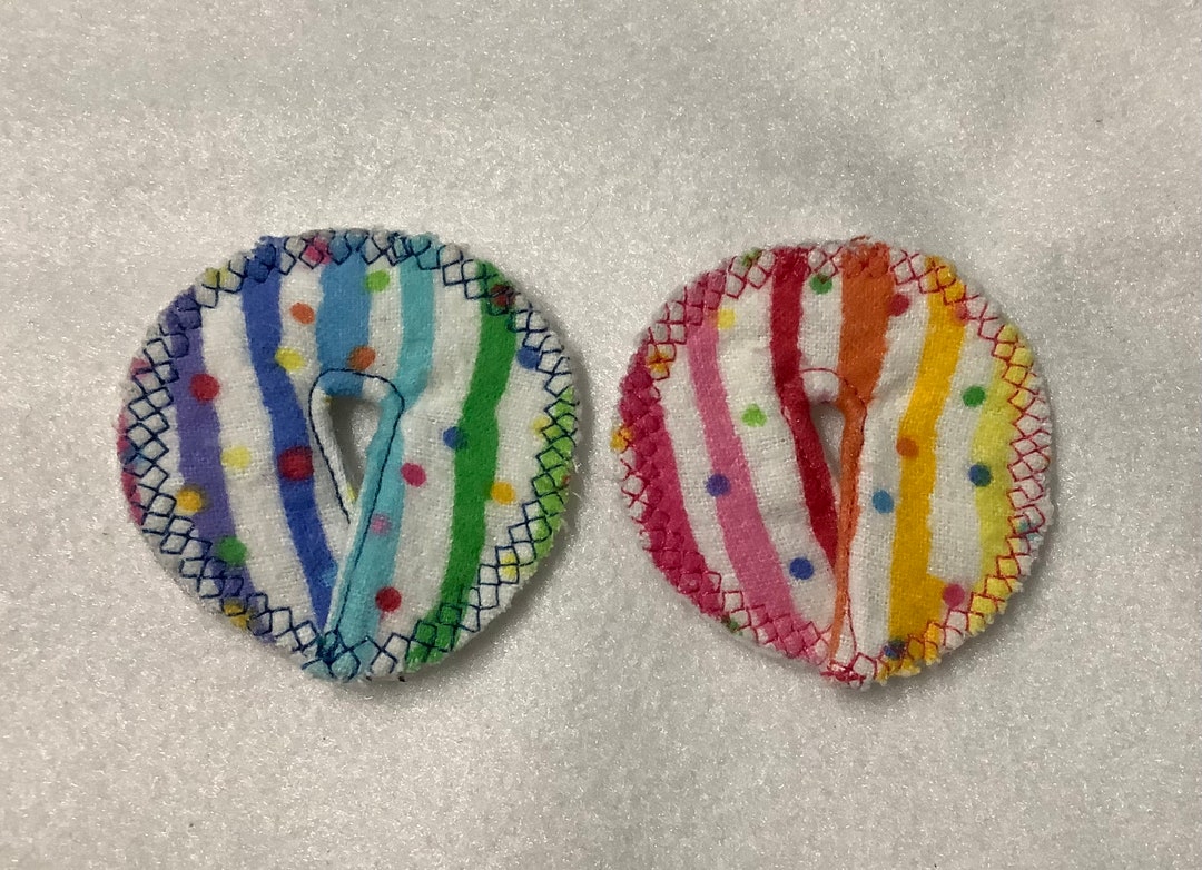 Two Small Feeding Tube Pads, J-tube Pads, G-tube Pads, Button Pads; 2 ...