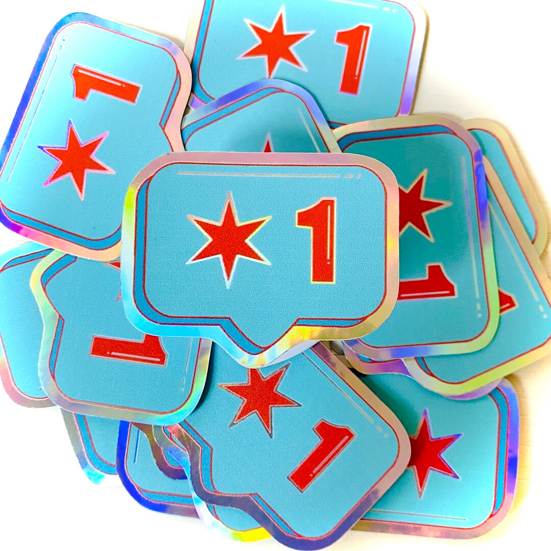 Chicago Star Sticker - Etsy