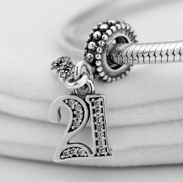 21st Birthday Celebration Time Genuine Sterling Silver 925 - Etsy