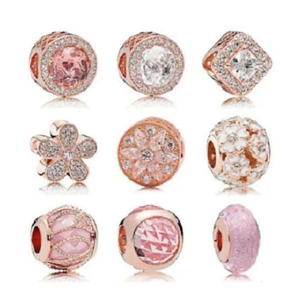 Pandora Rose Gold Heart Charm - Etsy