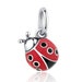 Silver Ladybug Charm, Sterling Silver Ladybug Charm, Lady Bug Charm ...