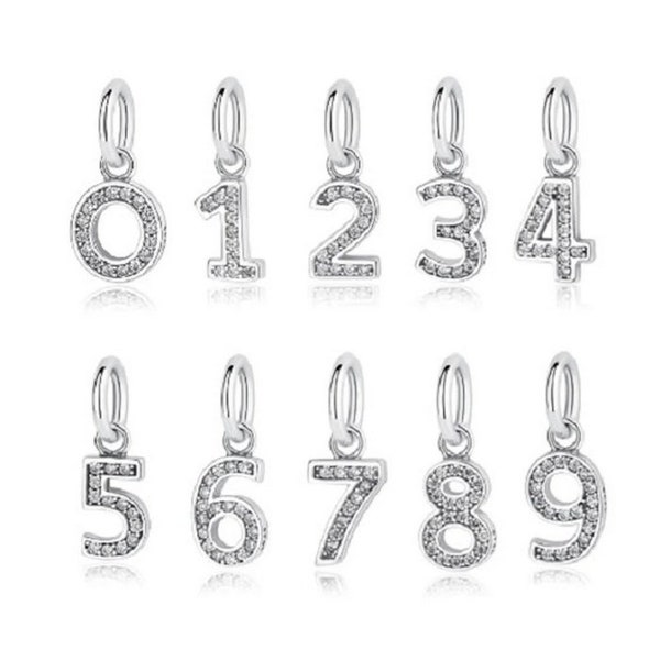 Number Charms - Etsy