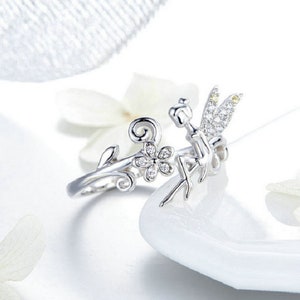 Flower Fairy Elf Ring Finger Rings Handmade 100% 925 Sterling - Etsy