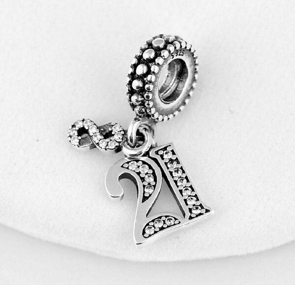 21st Birthday Celebration Time Genuine Sterling Silver 925 - Etsy