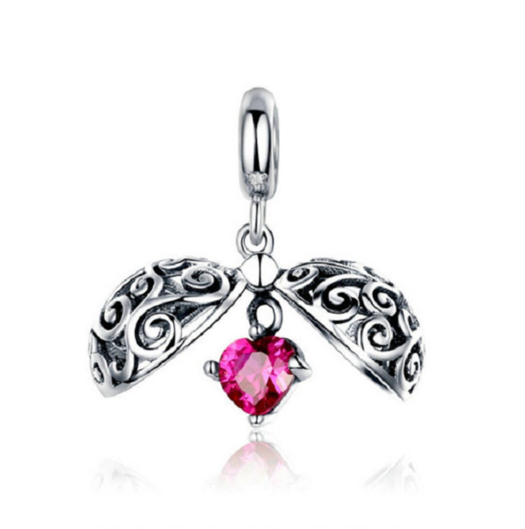 Secret Fruit Box Cage Pendant Beads Charms Bracelets 100% Authentic 925 ...