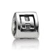 925 Silver Bead 26 Letters Initial Alphabet Triangle Charm Fits Women ...