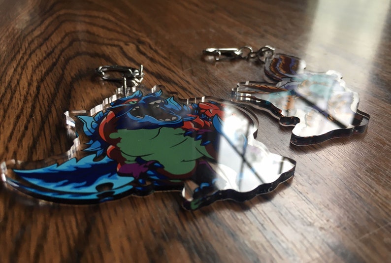 Monster Hunter Keychains - Etsy