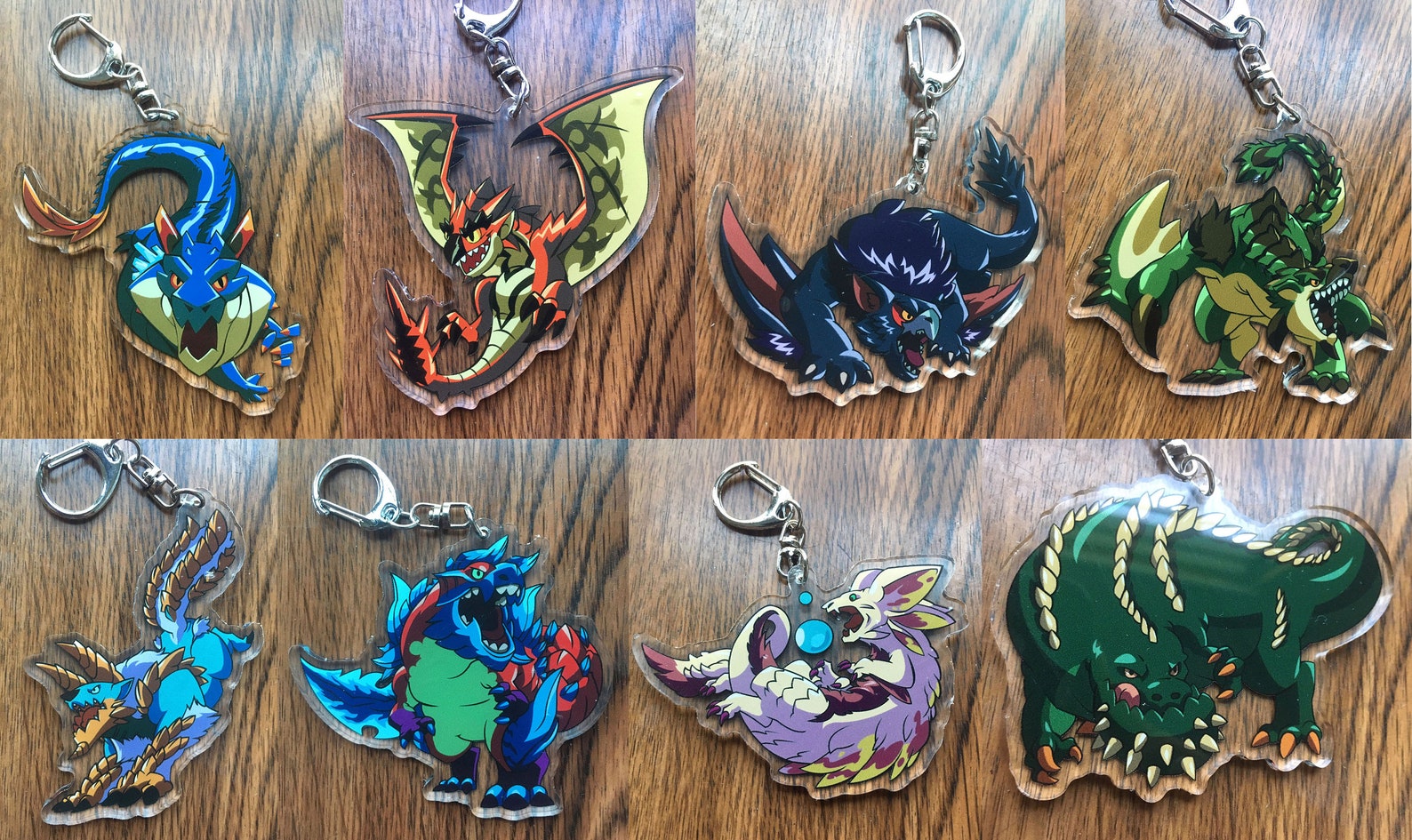 Monster Hunter Keychains - Etsy