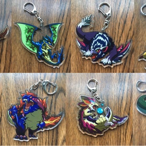 Monster Hunter Keychains - Etsy