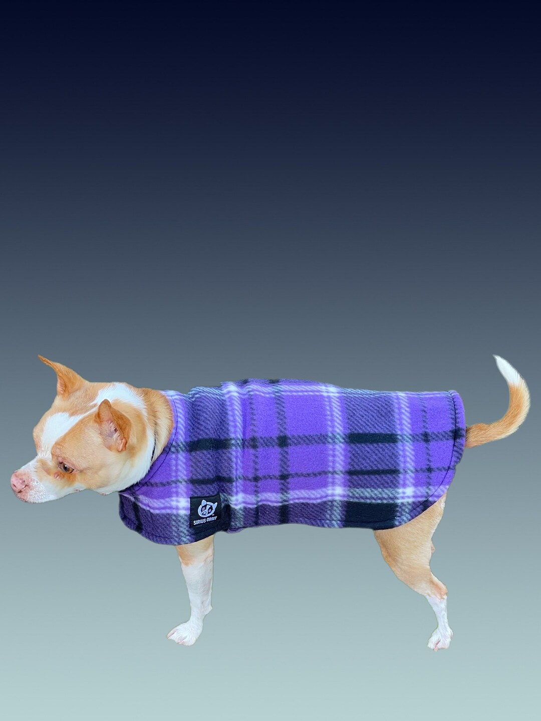 Reversible Fleece Dog Coat: Calming Wrap, Harness Opening - Supports ...