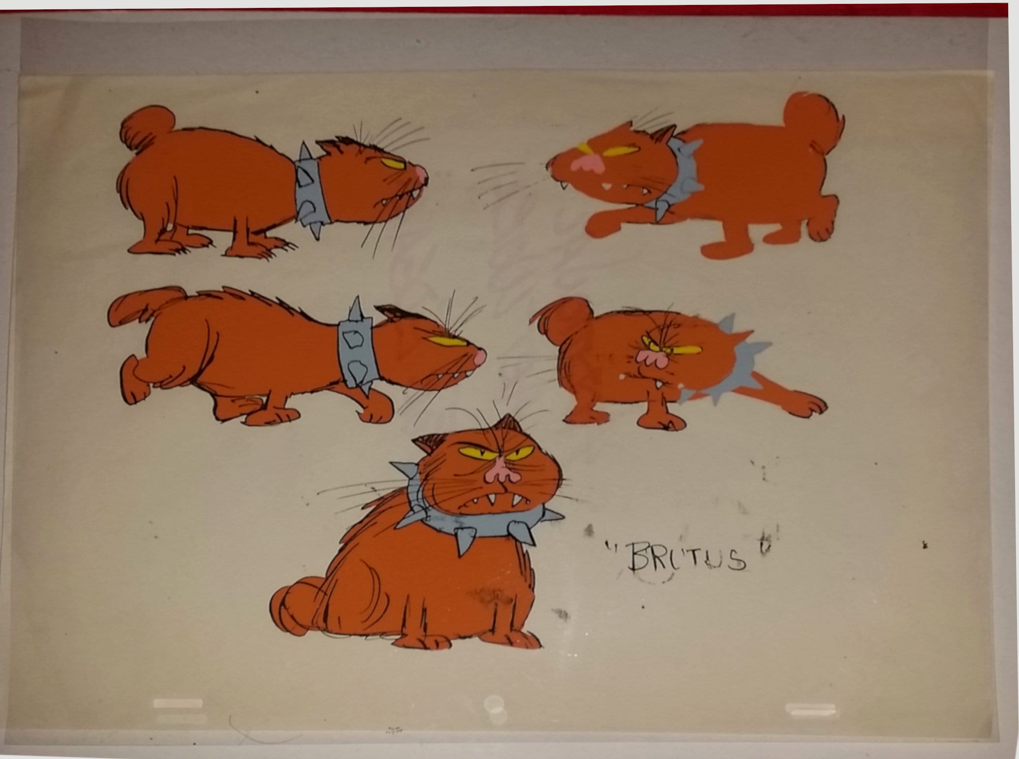 Race For Your Life Charlie Brown Brutus Cat Animation Model | Etsy