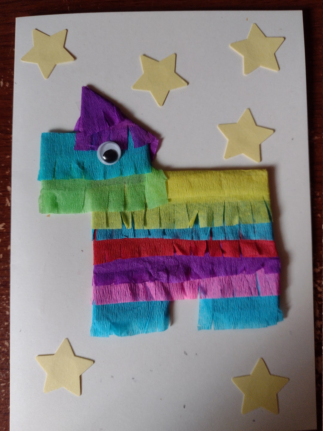 Mini Pinata Blank Folding Card - Etsy