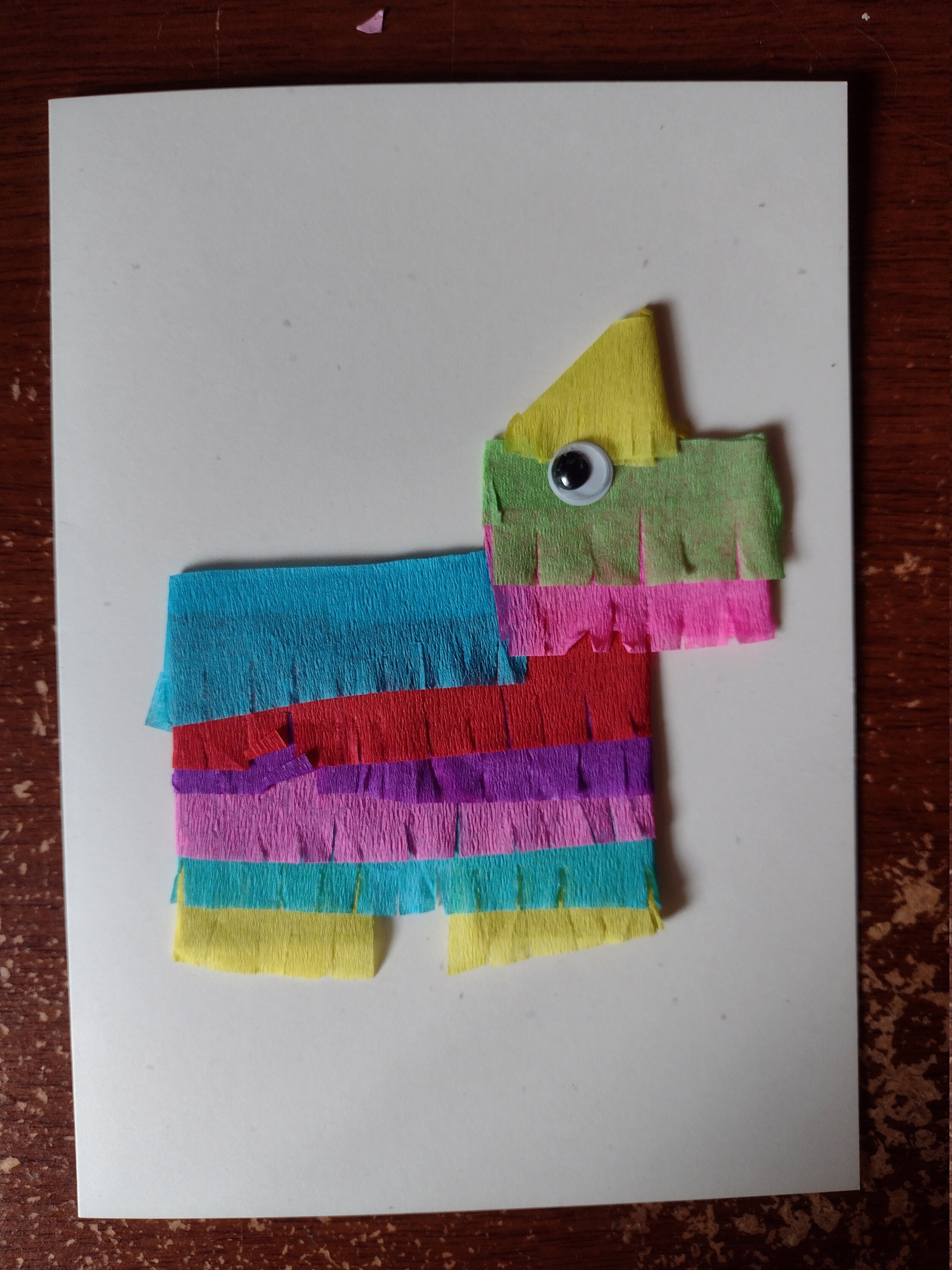 Mini Pinata Blank Folding Card - Etsy