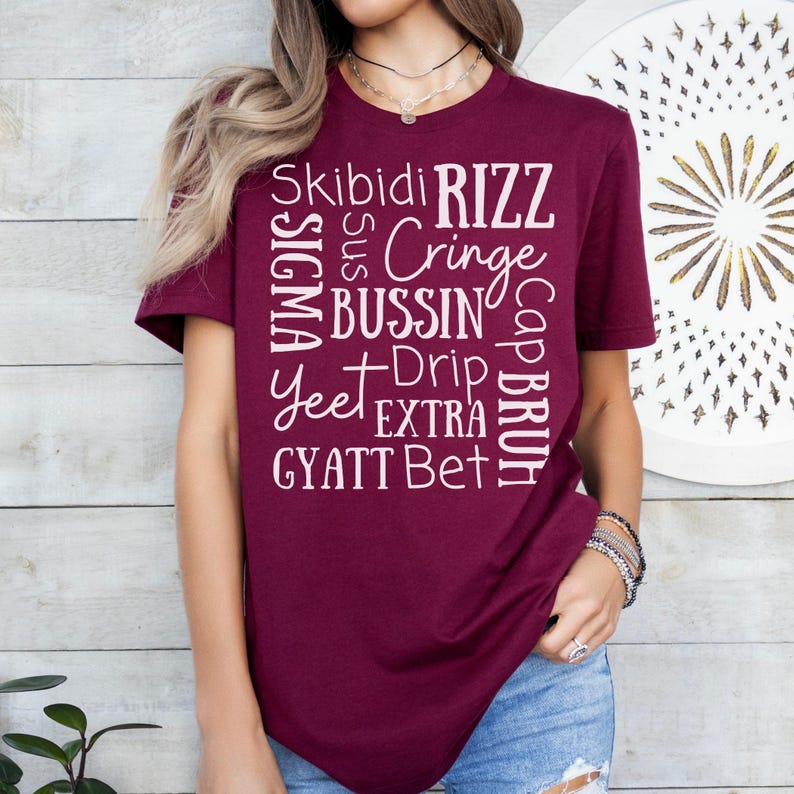 Slang Shirt, Typography Shirt, Teen Slang T-shirt, Funny Teacher Shirt ...