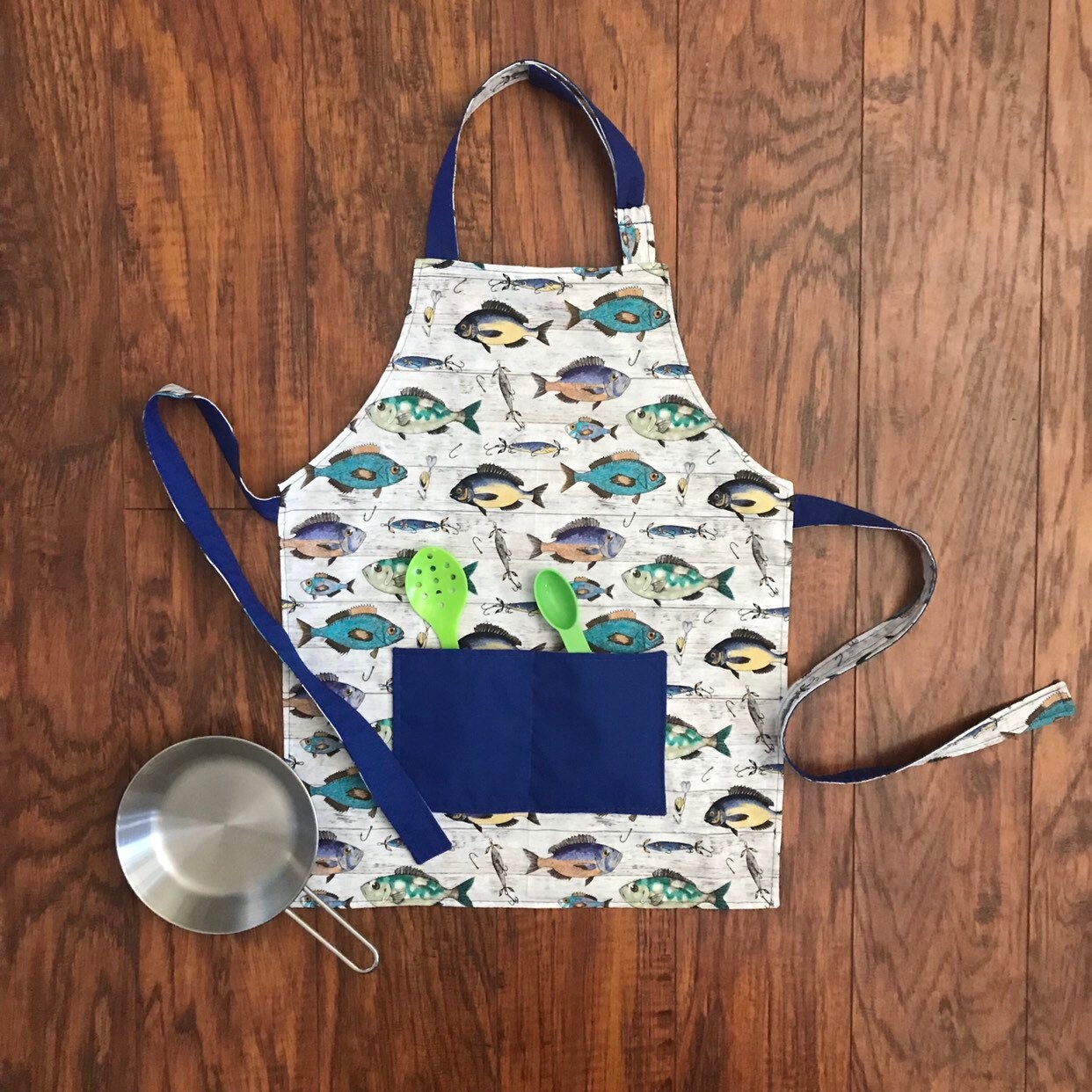 Reversible Kids Apron Play Apron Boy - Etsy
