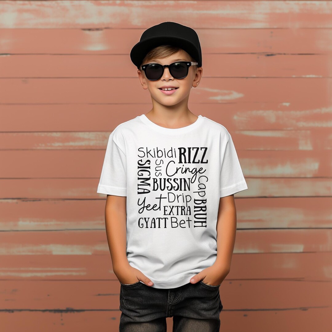 Slang Shirt, Typography Shirt, Teen Slang T-shirt, Funny Kids Shirt ...