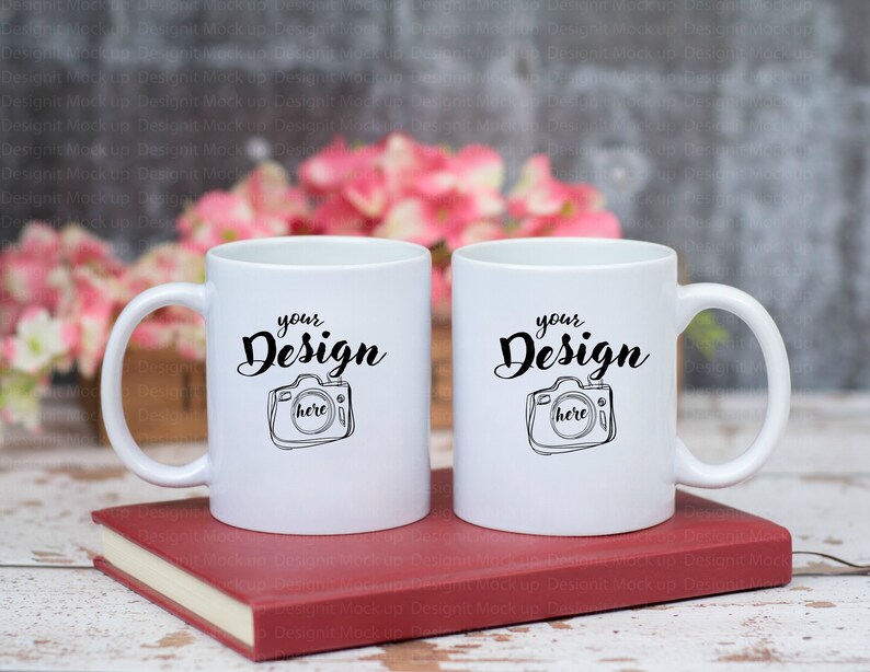 Multiple Mug Mockup Coffee Mug Styled Mock up Photo Two Mugs - Etsy
