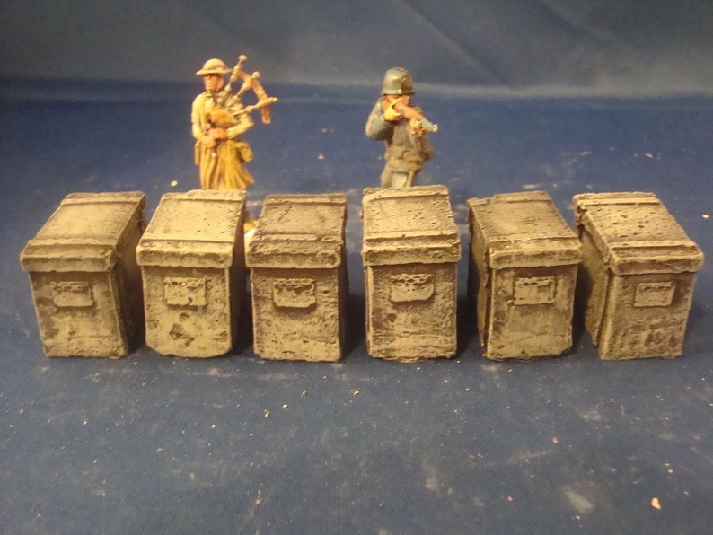 12X Stowage Boxes Resin for Diorama and Scenery. for 1.32, 1.35 Scale ...