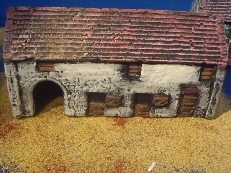 A1 Farm Building Resin 15mm. for Wargame Scenery and Terrain Buildings ...