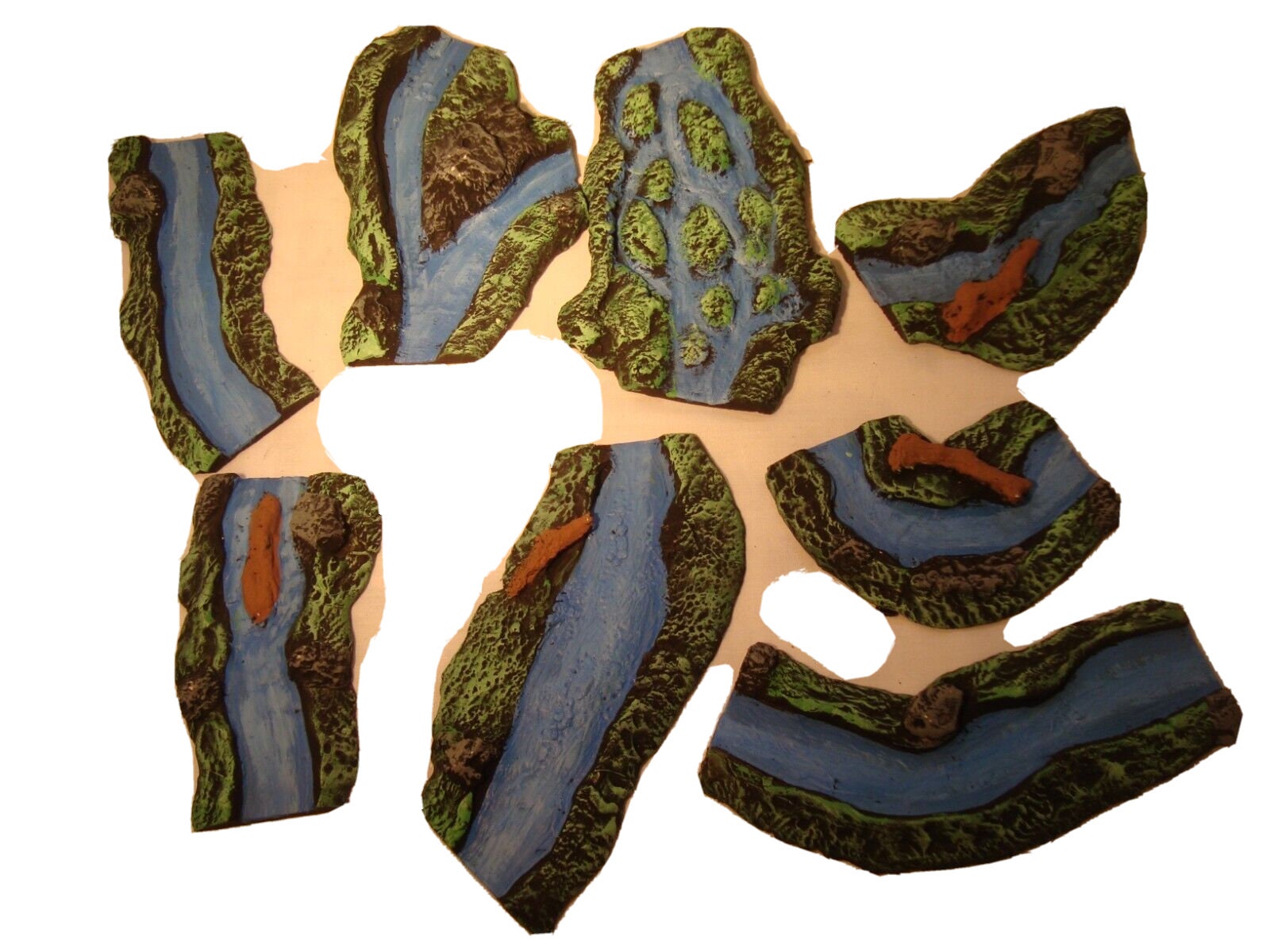 Modular River Terrain Set – Realistic Wargaming Scenery 6mm-28mm - Etsy