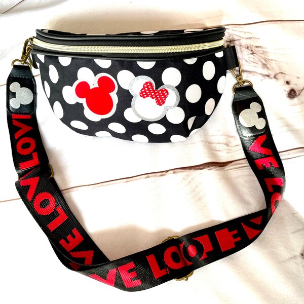 Mickey Minnie Fanny Pack - Etsy