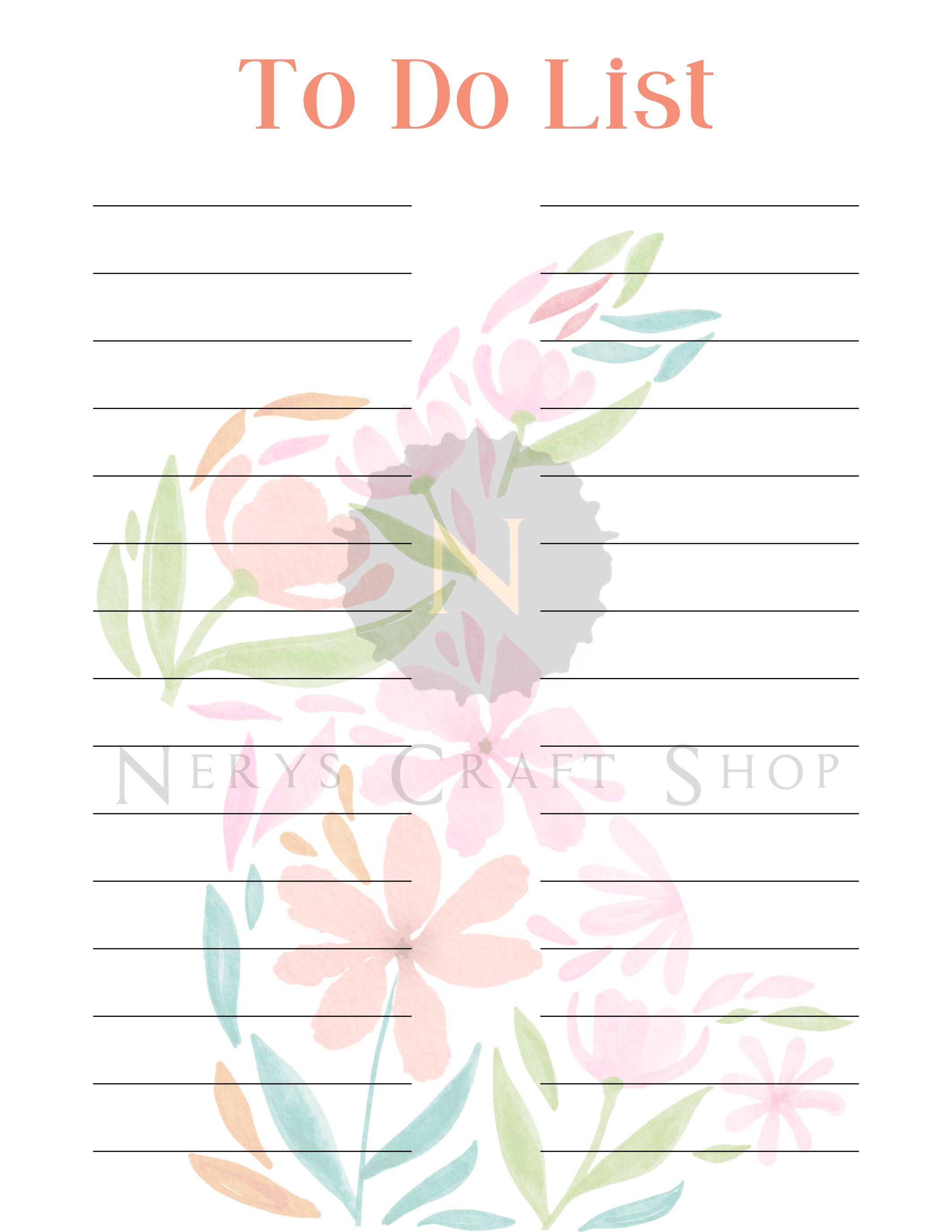 To Do List Template, Checklist, Goodnotes Template, to Do Checklist ...