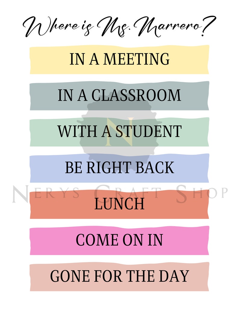 Personalized School Counselor Door Sign, Office Door Sign, School Door ...