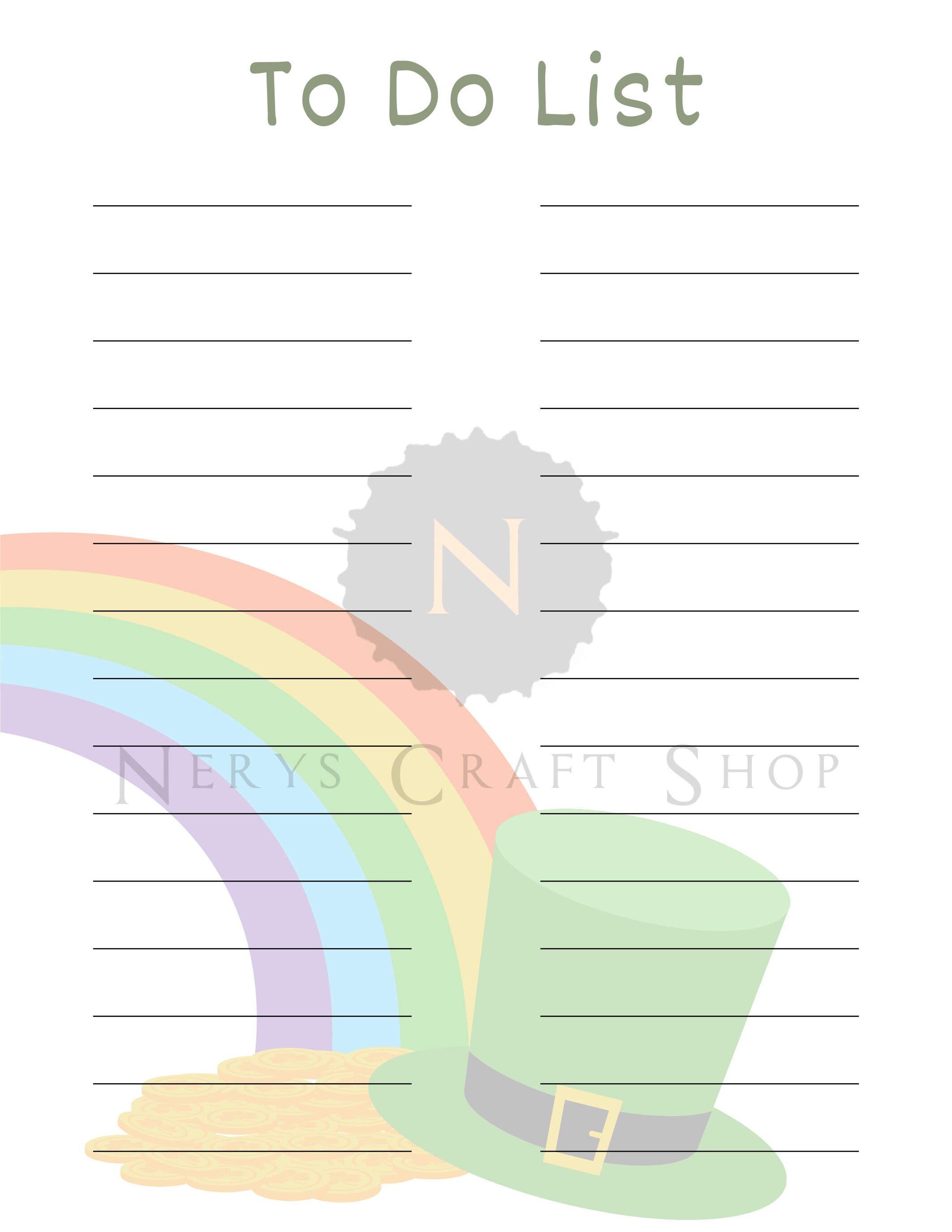 To Do List Template, Checklist, Goodnotes Template, to Do Checklist ...