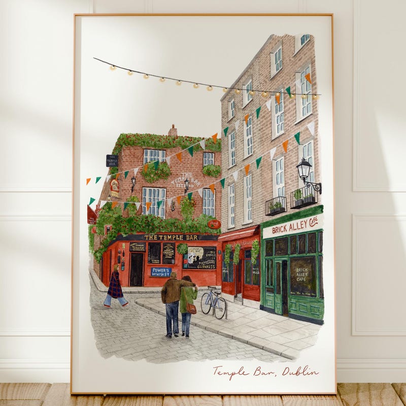 Watercolour Irish Prints - Etsy UK