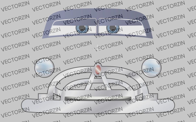 Coches Hudson Hornet Vector Digital Decals Clip - Etsy