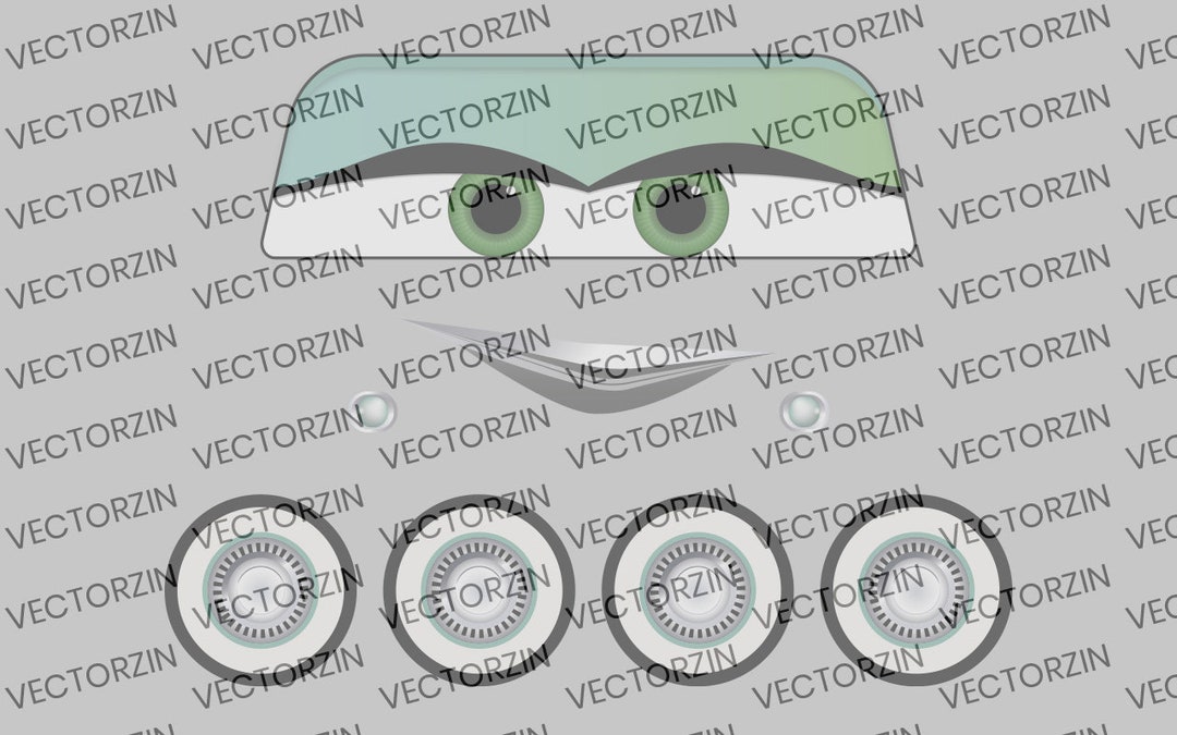 Coches Flo Vector Digital Decals Clip - Etsy