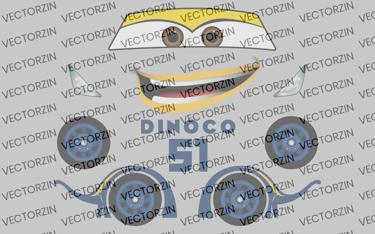 Coches Cruz Ramirez Vector Digital Decals Clip - Etsy