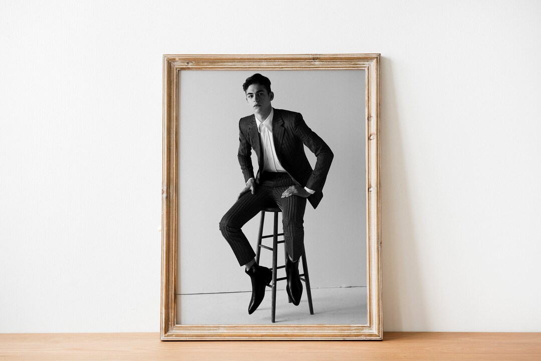 Hero Fiennes Tiffin Printable Poster, Hardin Scott Monochrome Picture ...