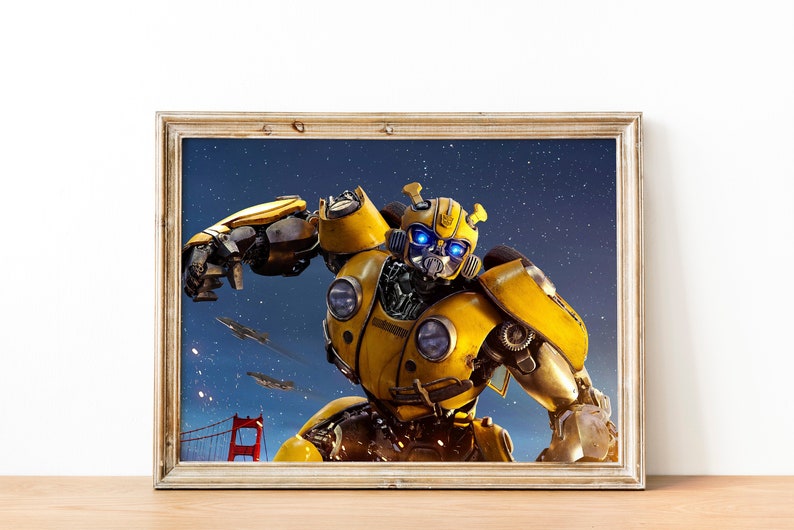 Bumblebee Poster, Wall Decor, Printable Picture Download Print Digital ...