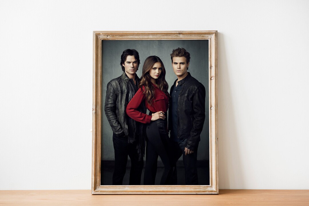 The Vampire Diaries Poster Printable, Elena, Stefan & Damon Salvatore ...