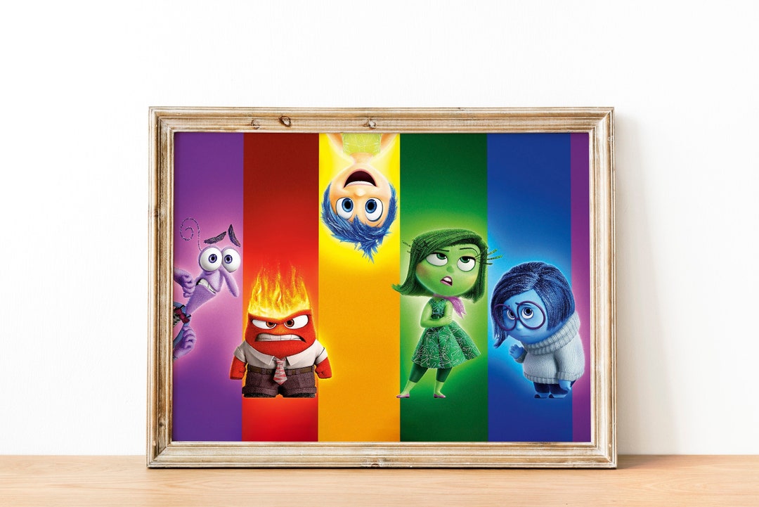 Inside Out Movie Poster: Emotion Wall Art (digital Download) - Etsy