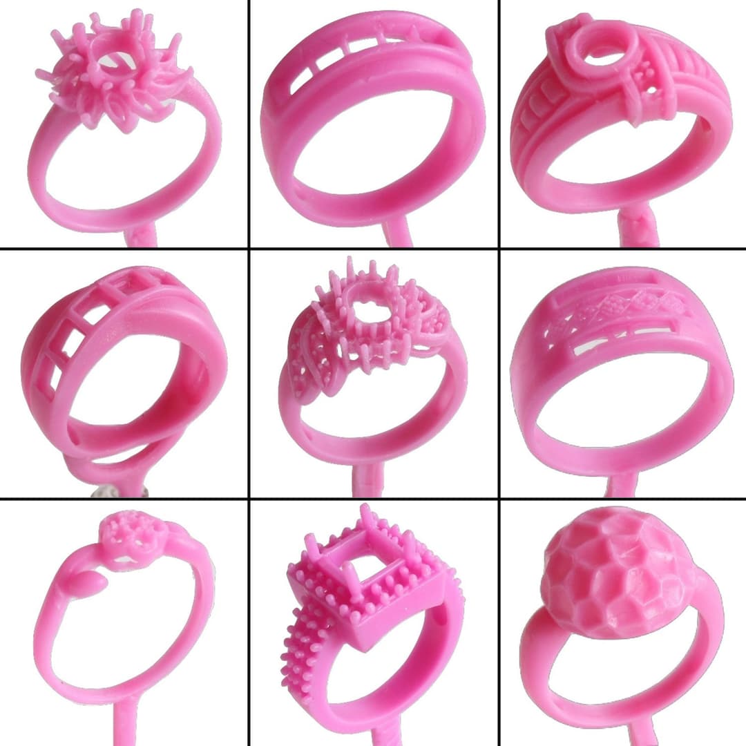 9PC Lost Wax Casting Supplies Ring Molds Patterns Jewelry Making ...