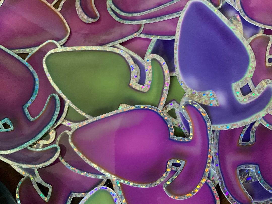 Glitter Butt Plug Sticker | Dishwasher and Weather Safe Stickers - Etsy