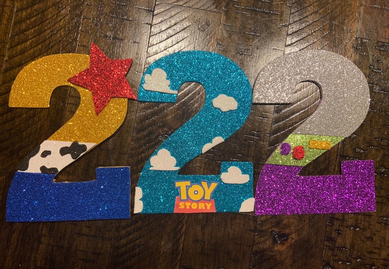 Custom Toy story Numbers | Etsy