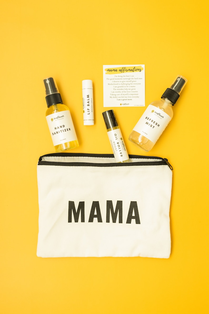 Mama Pouch Bundle | Baby Shower Gift | New Mom Gift | Self Care Kit ...