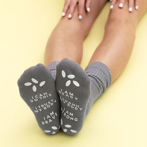 Birthing Affirmation Hospital Socks for Labor + Delivery | Non Slip ...