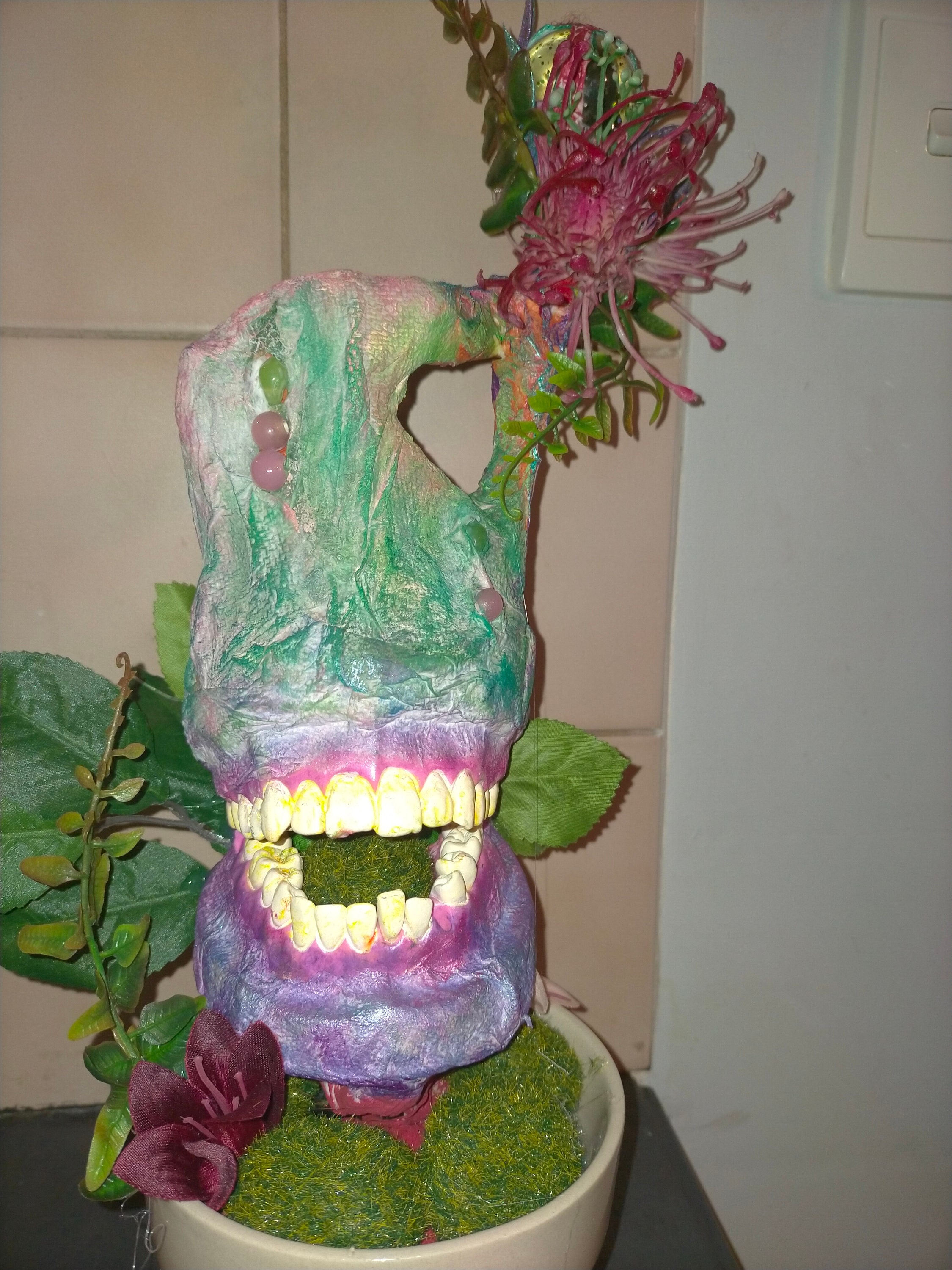 OOAK Venus Flytrap Alien Plant Pot Plant Art Doll Vampire Carnivorous ...