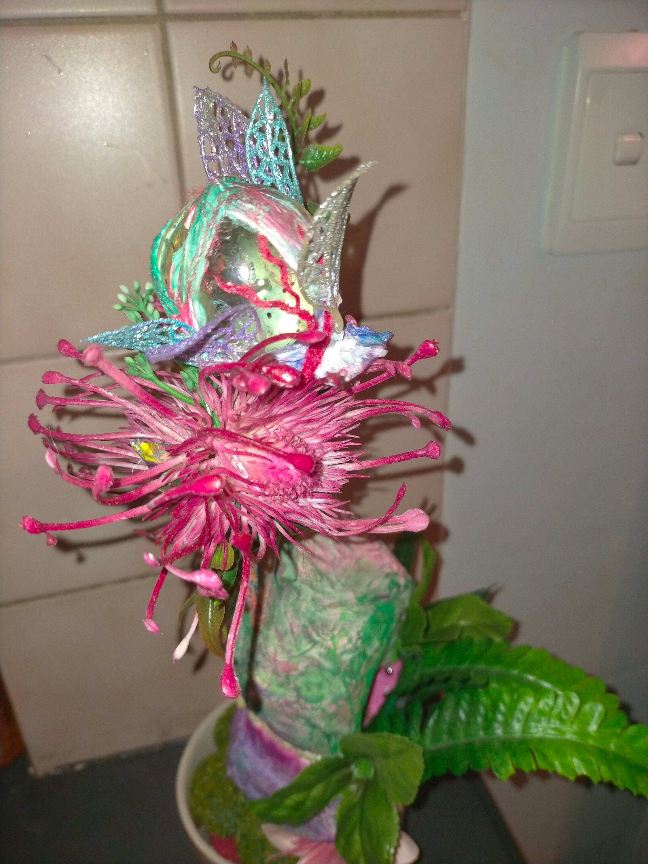 OOAK Venus Flytrap Alien Plant Pot Plant Art Doll Vampire Carnivorous ...