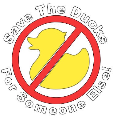 Anti Duck Jeep Decal, Save the Ducks for Someone Else. No Ducks - Etsy