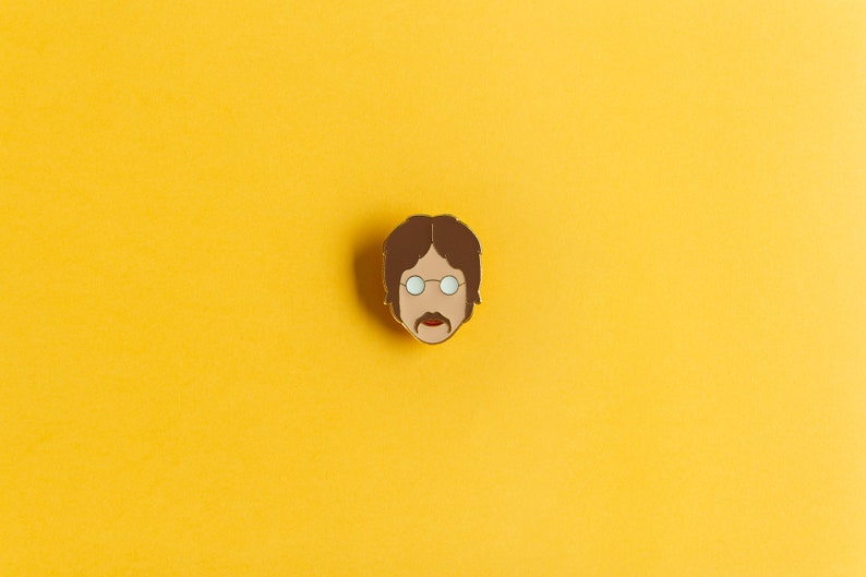 Beatle Lennon Enamel Pin - Etsy