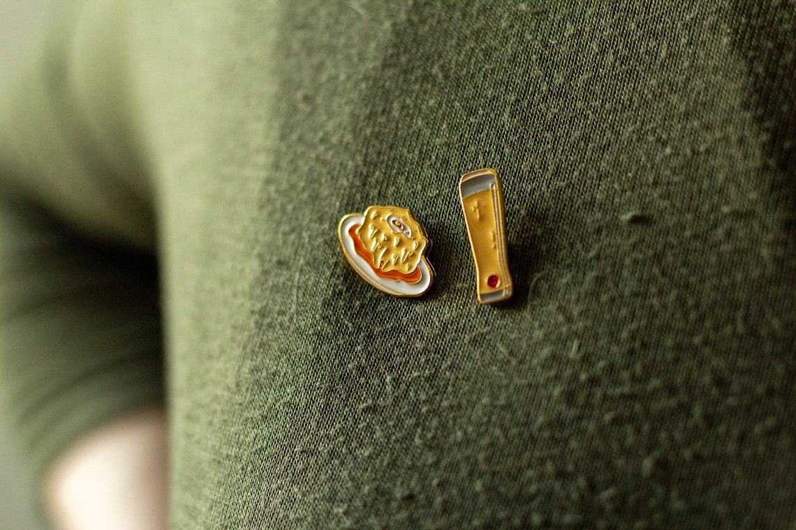 Beer Enamel Pin | Etsy